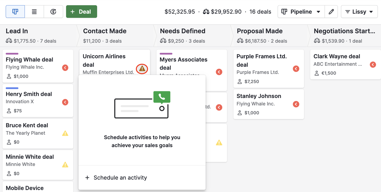 Activities - Knowledge Base | Pipedrive